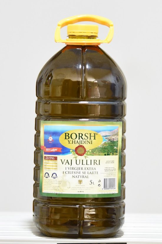 Vaj ulliri ekstra i virgjër (5 litër) - Vaj Ulliri Borsh